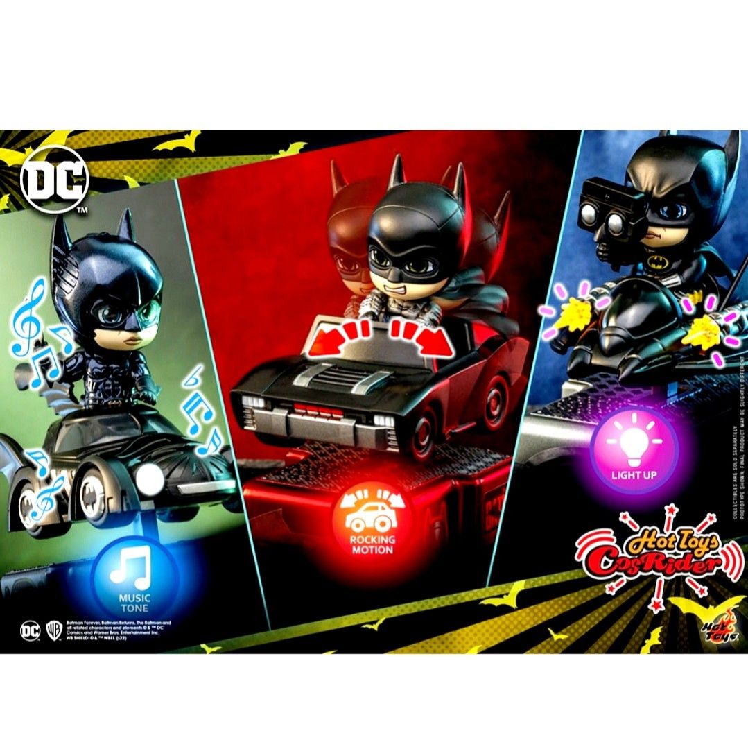 MISB Hot Toys DC Batman Forever Movie Val Kilmer Batman With Batmobile ...