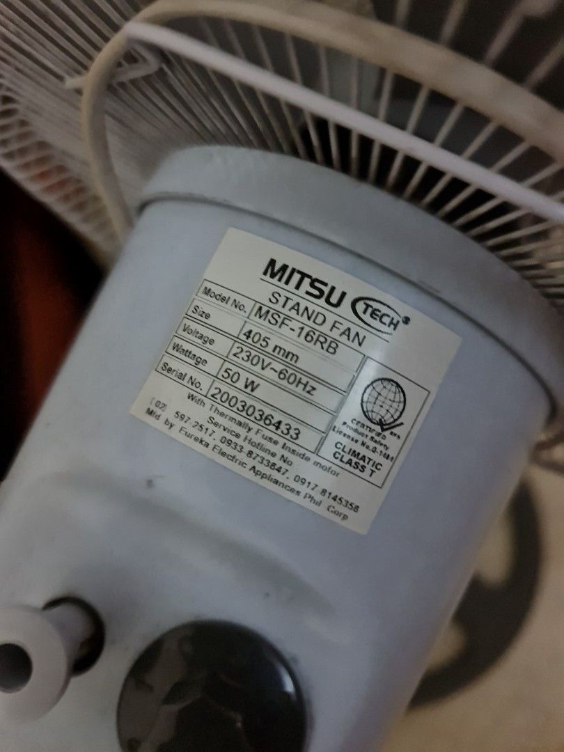 Mitsuitech Stand Fan, Furniture & Home Living, Lighting & Fans, Fans on ...