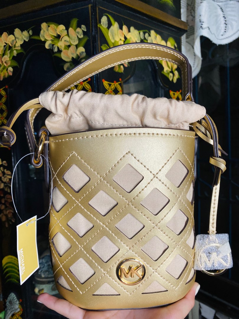 MK GOLD BUCKET BAG on Carousell