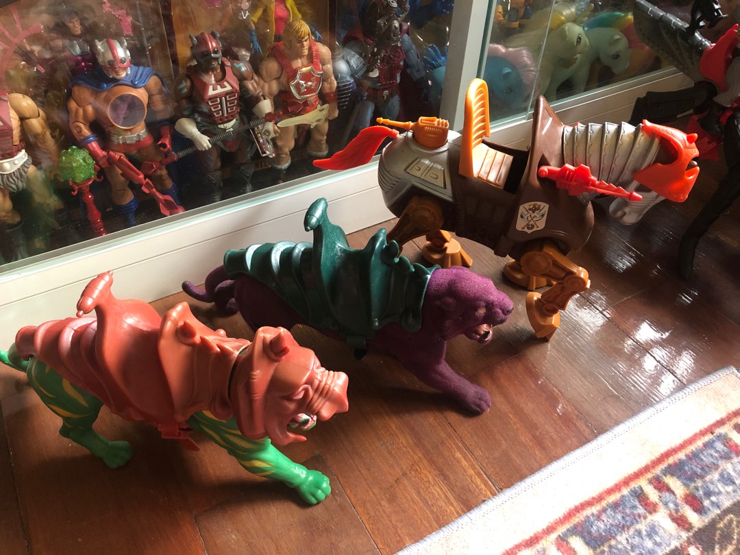 Motu battlecat panthor stridor set complete vintage figure toy on Carousell