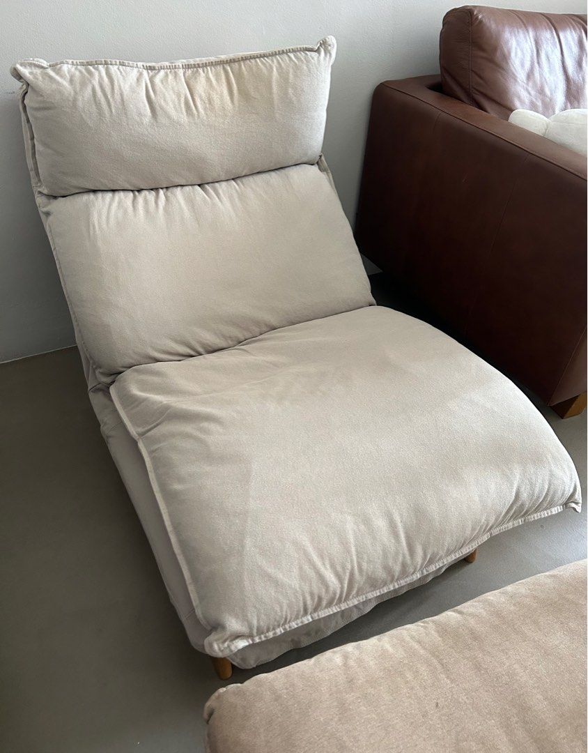 Muji Highback Reclining Sofa Chair, Furniture & Home Living, Furniture ...
