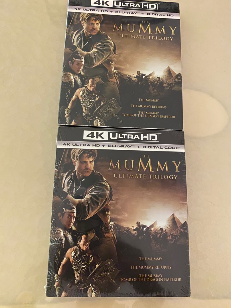Mummy Collection (4K Ultra HD Blu Ray), Hobbies & Toys, Music & Media ...