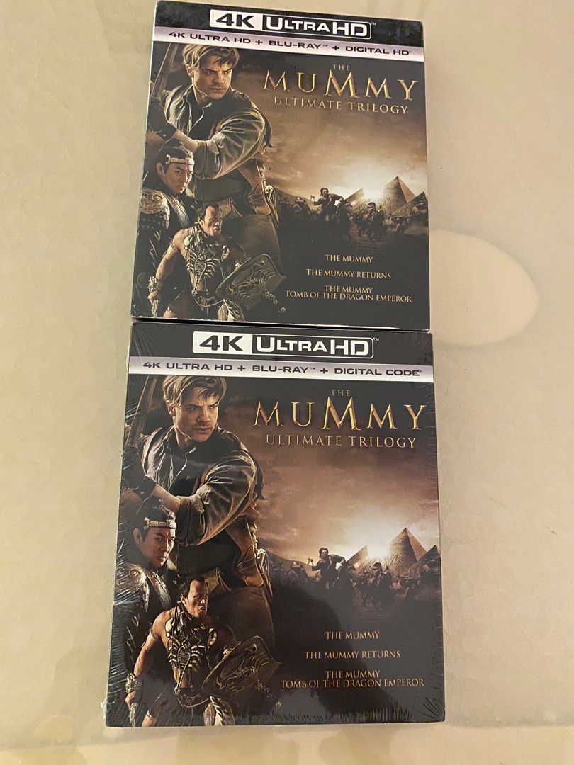 Mummy Collection (4K Ultra HD Blu Ray), Hobbies & Toys, Music & Media ...