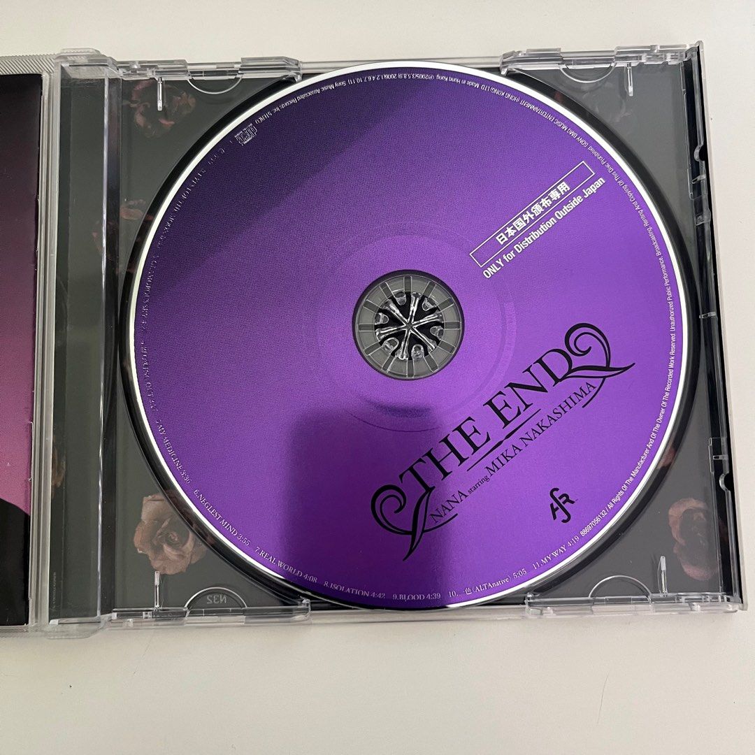 Nana soundtrack CD Mika Nakashima THE END, Hobbies & Toys, Music ...