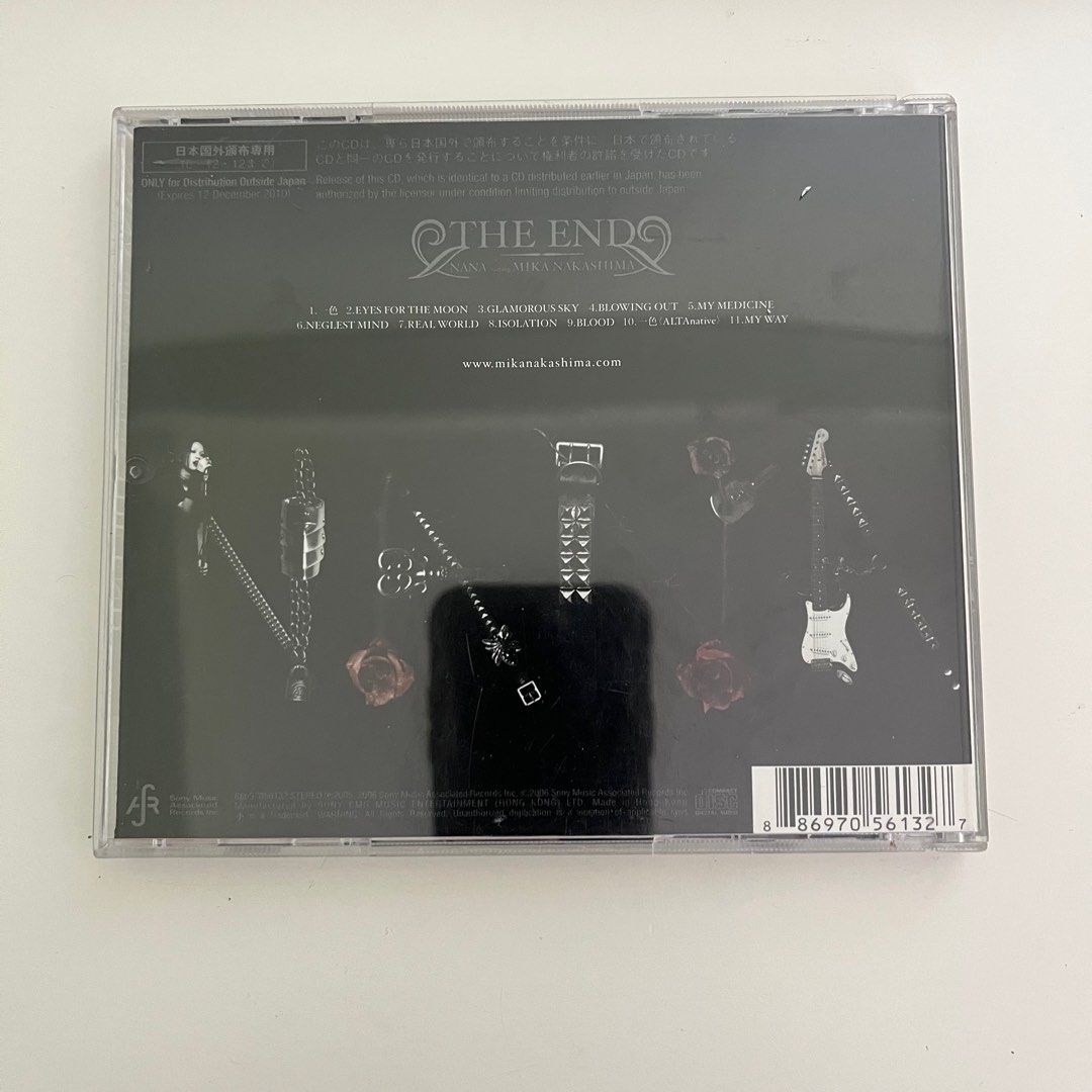 Nana soundtrack CD Mika Nakashima THE END, Hobbies & Toys, Music ...