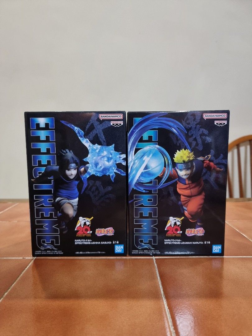 Naruto - Kid Naruto & Sasuke - Effectreme - Banpresto 20th Anniversary ...