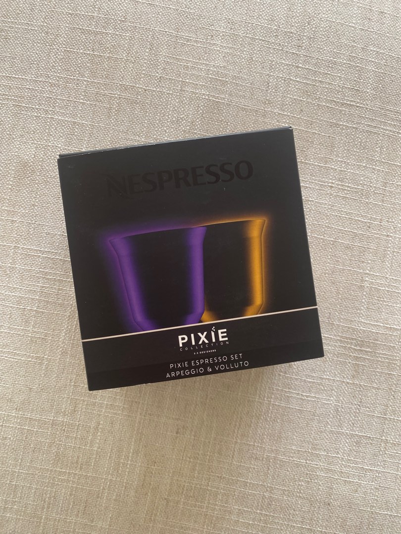 Nespresso Pixie Espresso Duo Cups (80ml), Furniture & Home Living, Kitchenware & Tableware ...