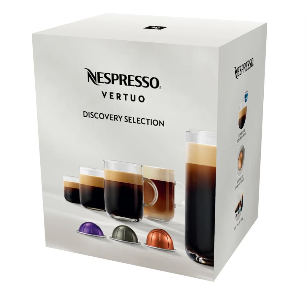 Nespresso Vertuo Pop Machine, 170 Capsules & Capsule Dispenser Bundle ...
