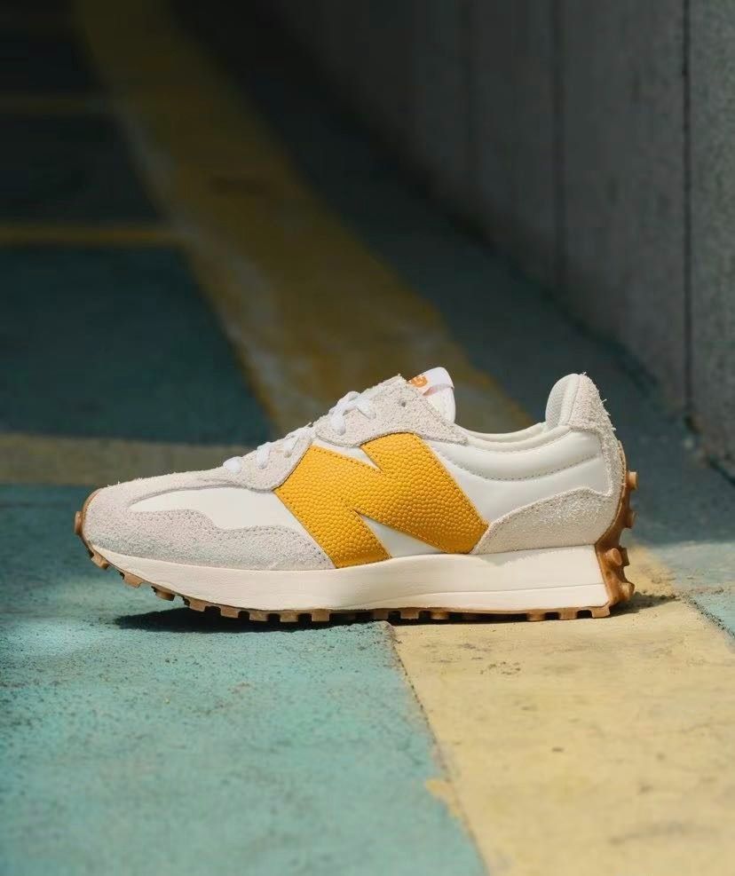 New Balance 327 Sea Salt Golden Hour Gum, Women's Fashion, Footwear ...