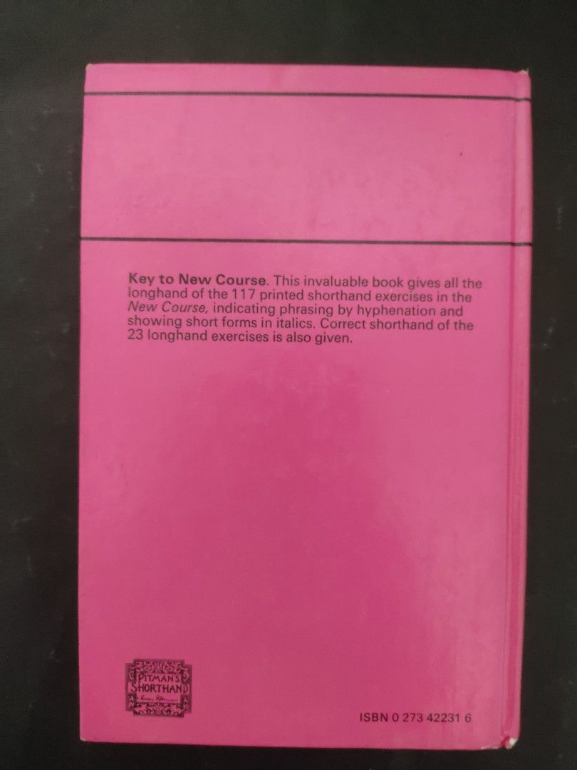 New Course by Pitman Shorthand (Hardbound), Hobbies & Toys, Books ...