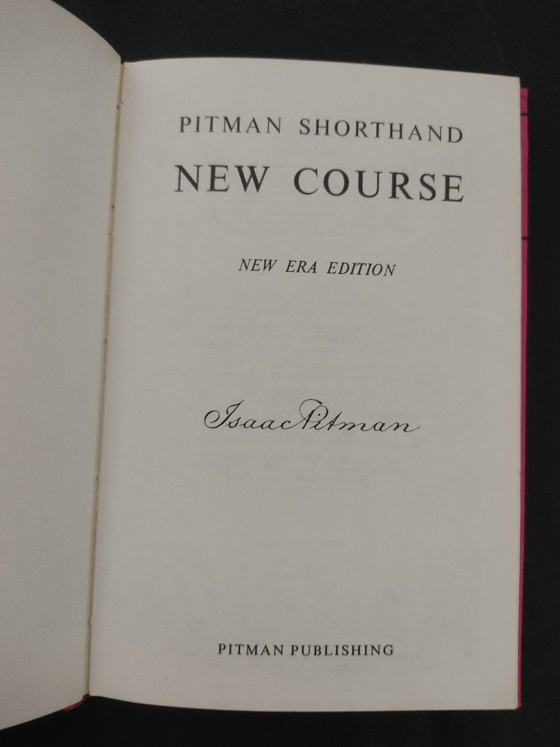 New Course by Pitman Shorthand (Hardbound), Hobbies & Toys, Books ...