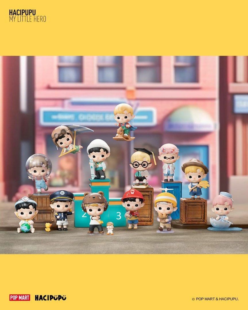 [NEW! POPMART] POPMART HACIPUPU MY LITTLE HERO SERIES FULL SET AND ...