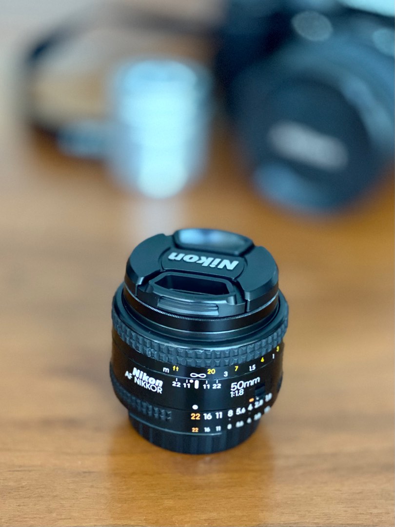 Nikon AF Nikkor 50mm f1.8 Lens, Photography, Lens & Kits on Carousell