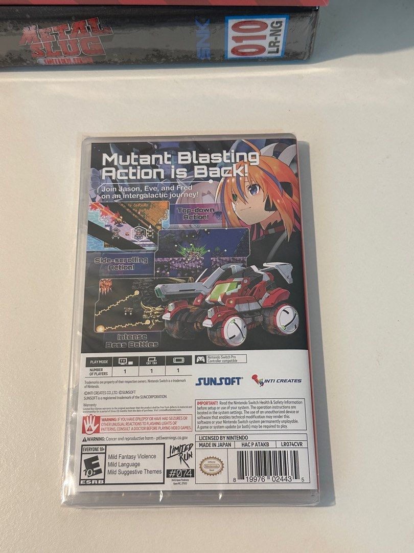 Nintendo switch game Blaster Master zero 2, Video Gaming, Video Games ...