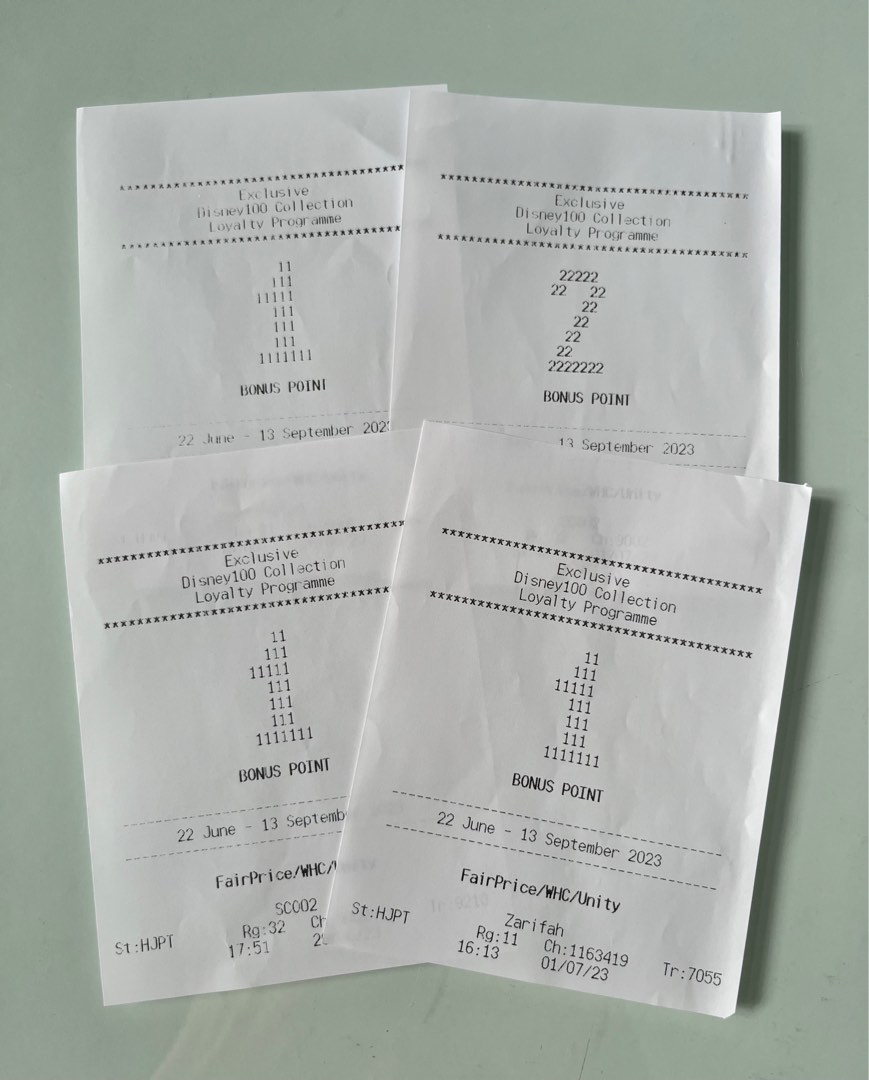 Ntuc points (Disney100 Collection), Tickets & Vouchers, Store Credits ...