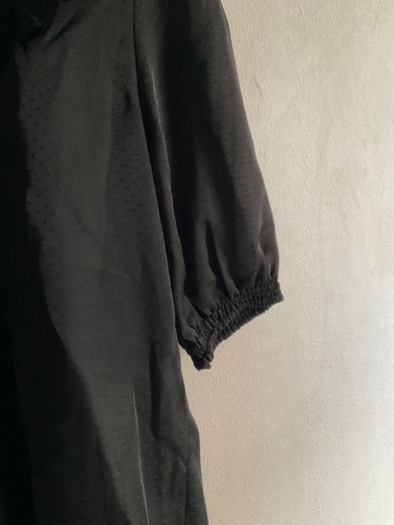 NUSY Black Sheer Top, Women's Fashion, Tops, Blouses on Carousell