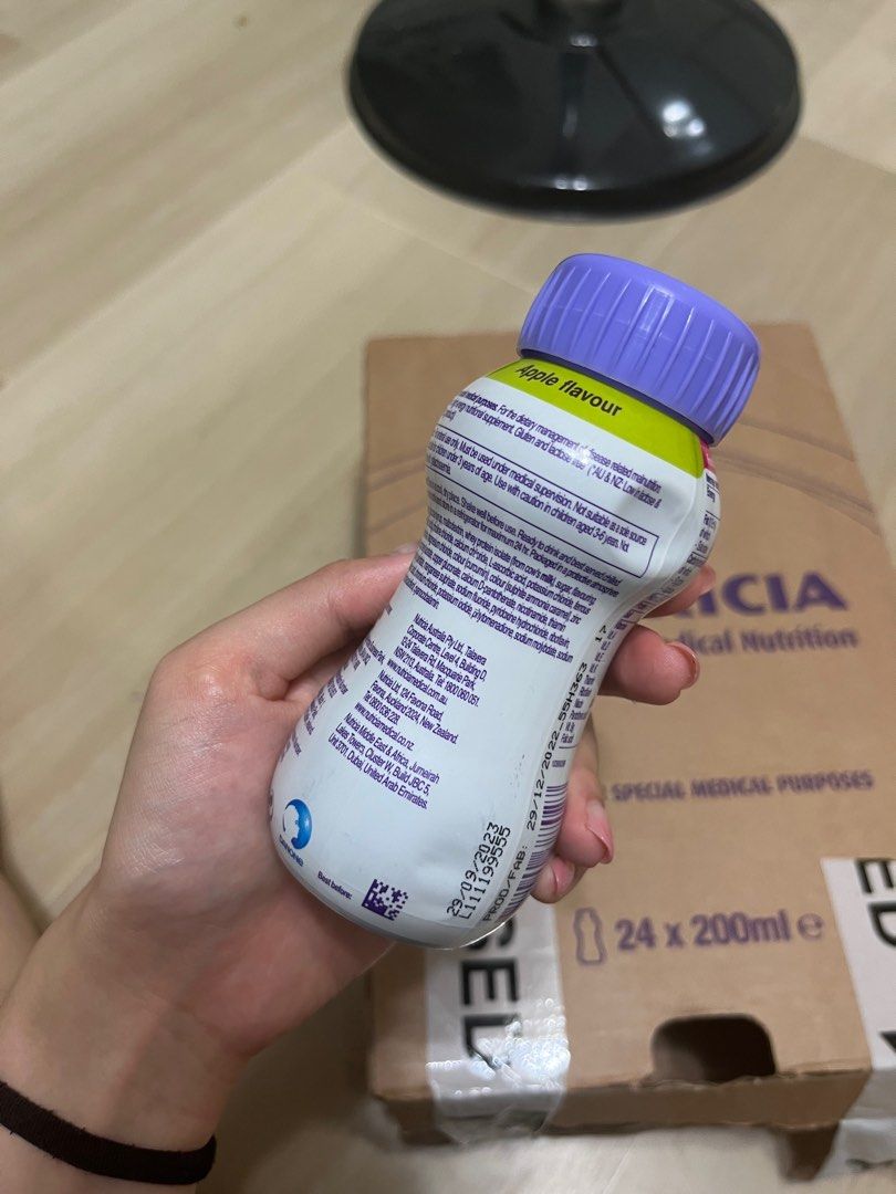 Nutricia Fortijuce Apple Flavoured (24x200ml), Health & Nutrition ...