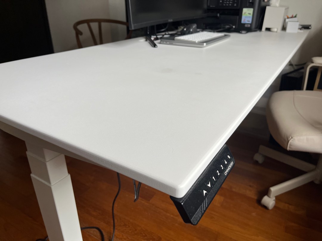 Omni Desk 1.8 meter white, Furniture & Home Living, Furniture, Tables ...