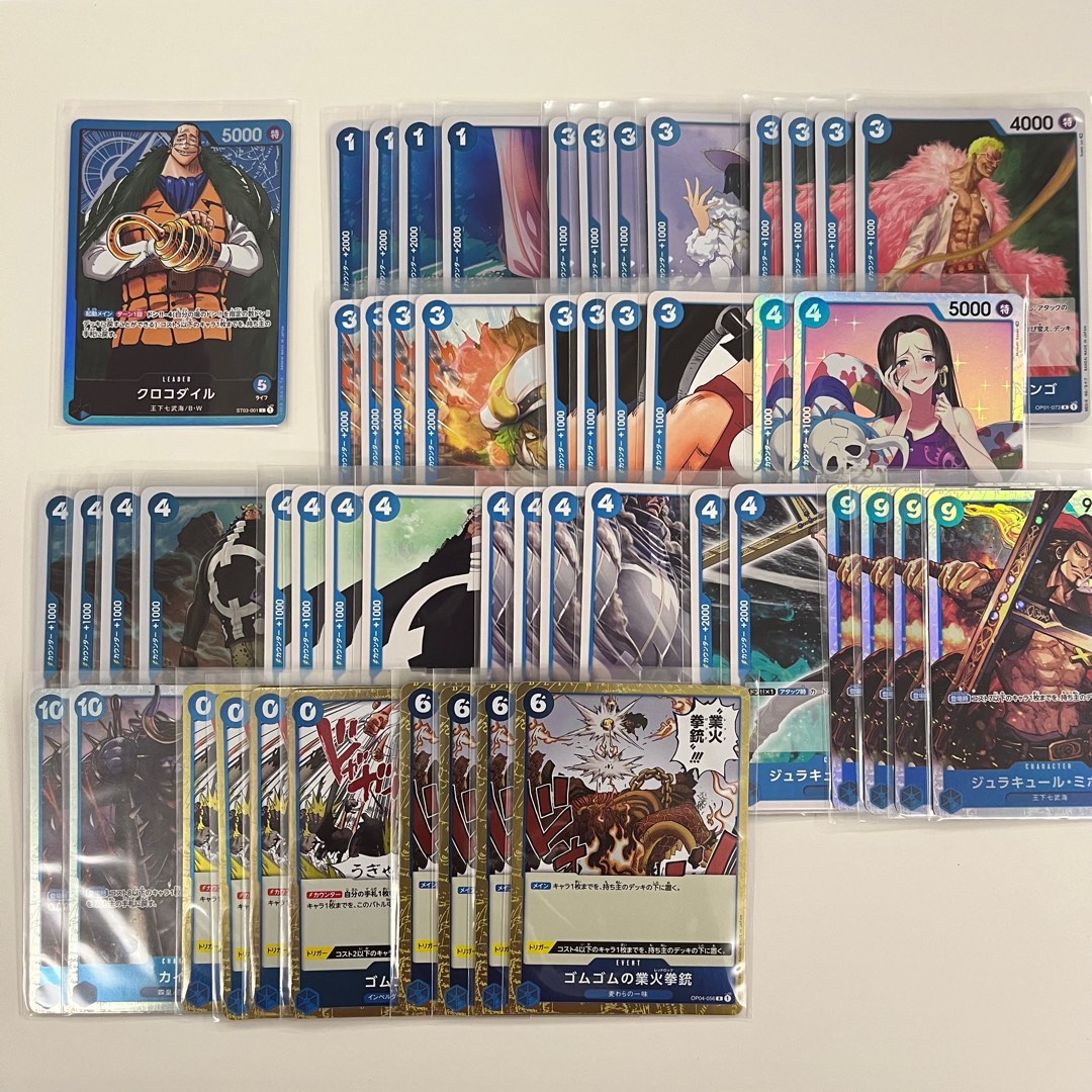 [OPTCG] Sentomaru Crocodile Deck, Hobbies & Toys, Toys & Games on Carousell