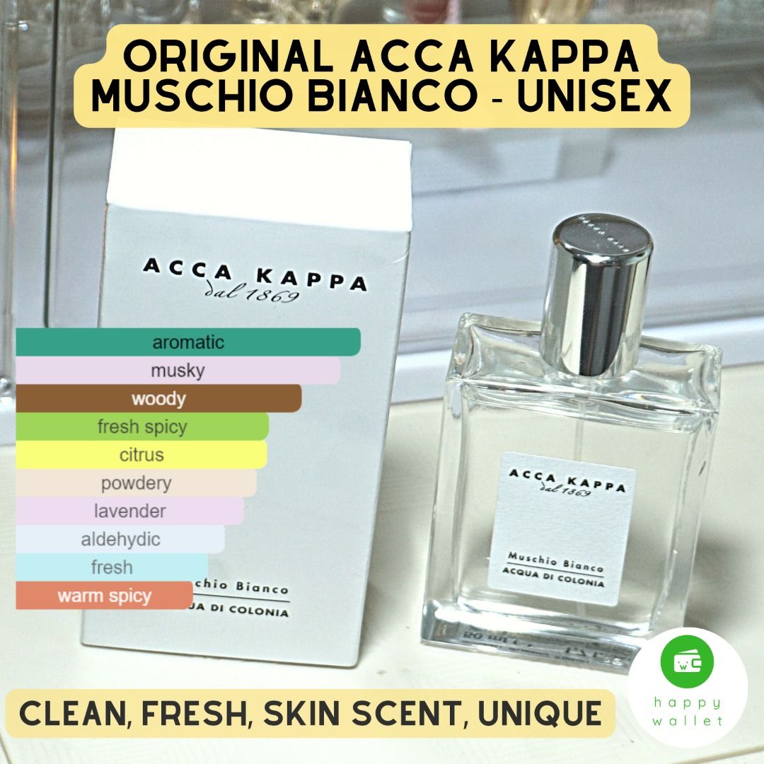 ORIGINAL Acca Kappa Muschio Bianco White Moss EDC 30 ML Clean Girl ...