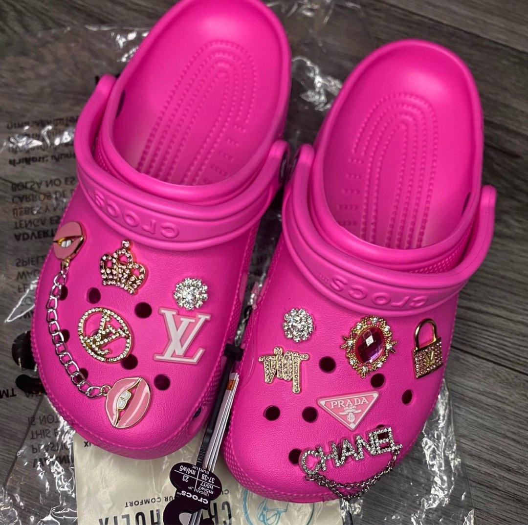 Original crocs - classic electric pink, Women's Fashion, Footwear ...