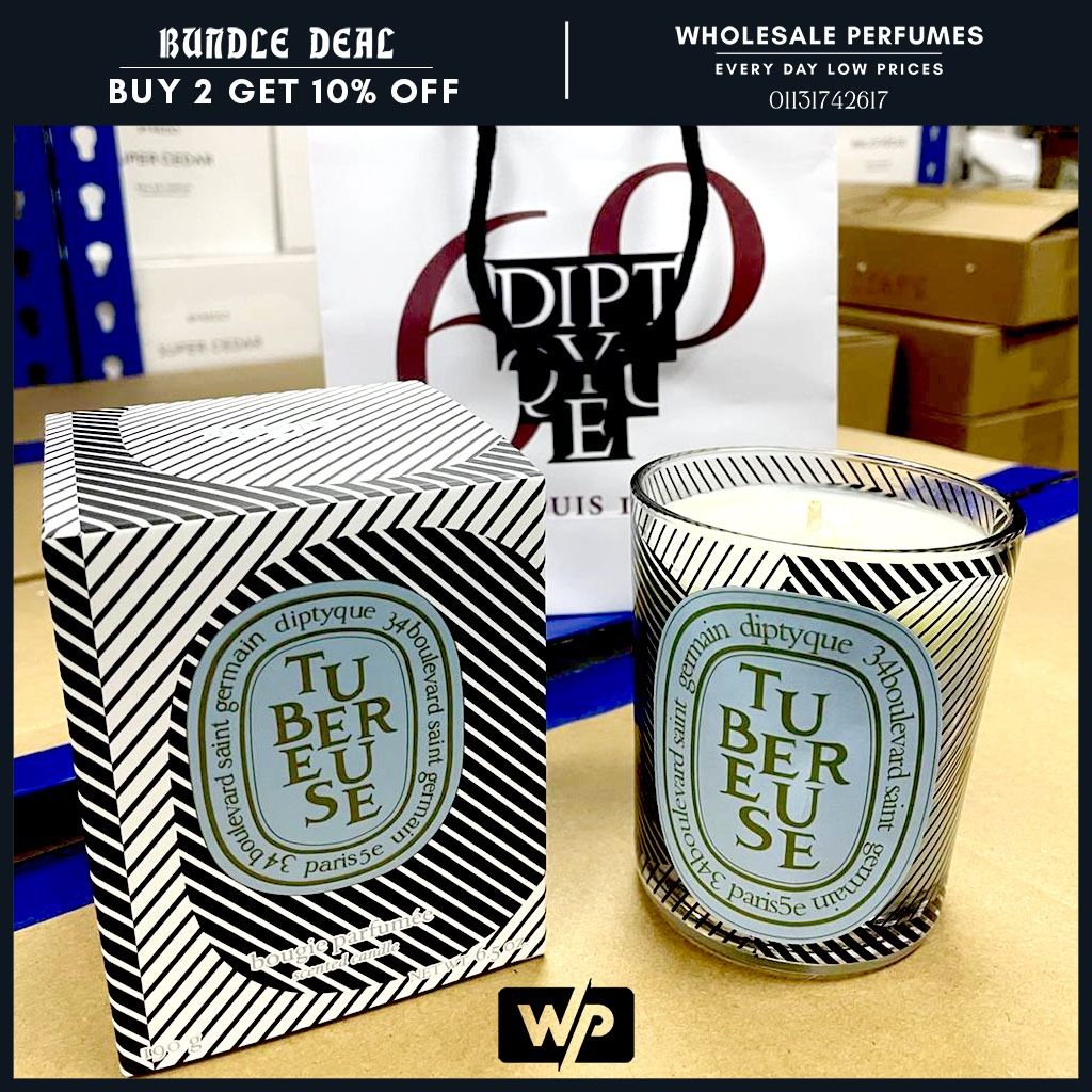 [ORIGINAL] DIPTYQUE LIMITED EDITION TUBEREUSE CANDLE 190G (FREE PAPER ...
