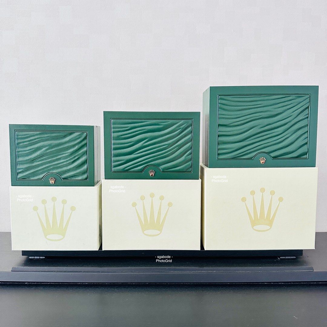 Original Rolex Green Wave Box, Everything Else on Carousell