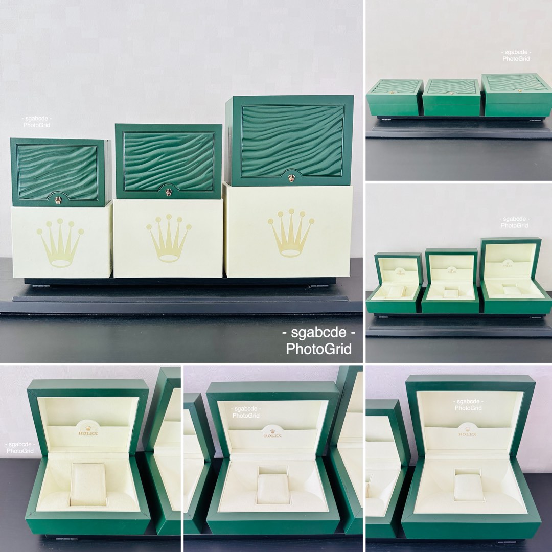 Original Rolex Green Wave Box, Everything Else on Carousell