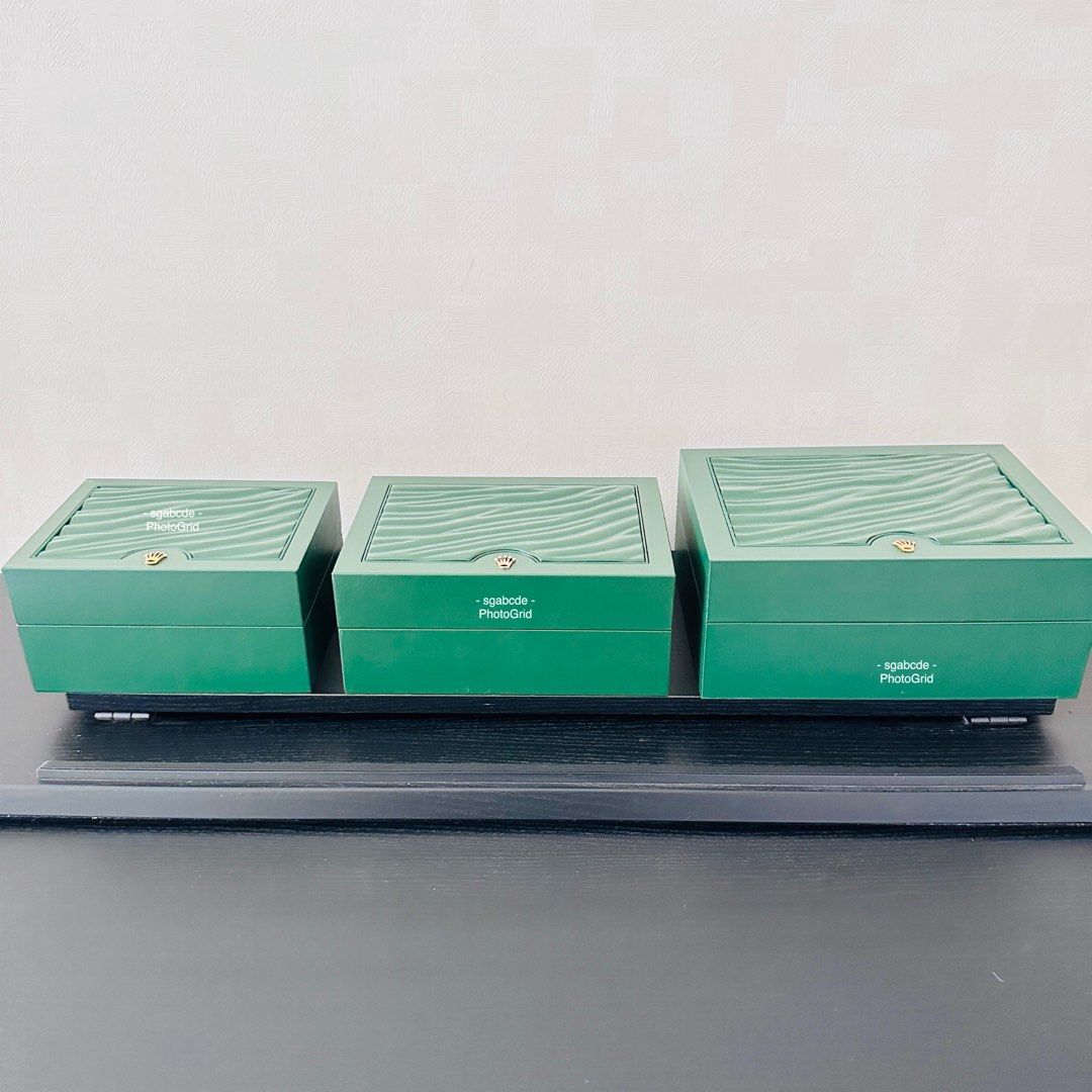 Original Rolex Green Wave Box, Everything Else on Carousell