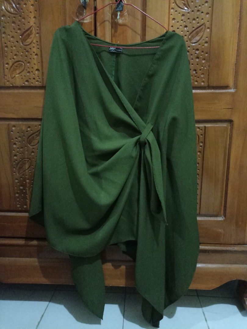 Outer batwing army by cdcmodels, Fesyen Wanita, Pakaian Wanita, Baju ...