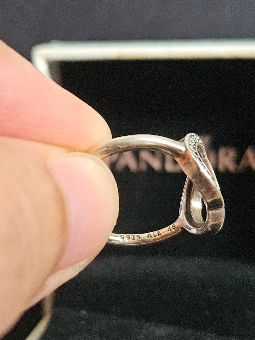 Pandora Infinity Ring 925, Women's Fashion, Jewelry & Organisers, Rings ...