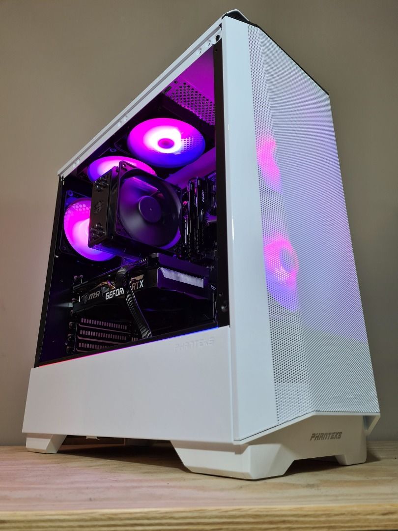 Phanteks Eclipse P360A (White) with D-RGB, Computers & Tech, Parts ...