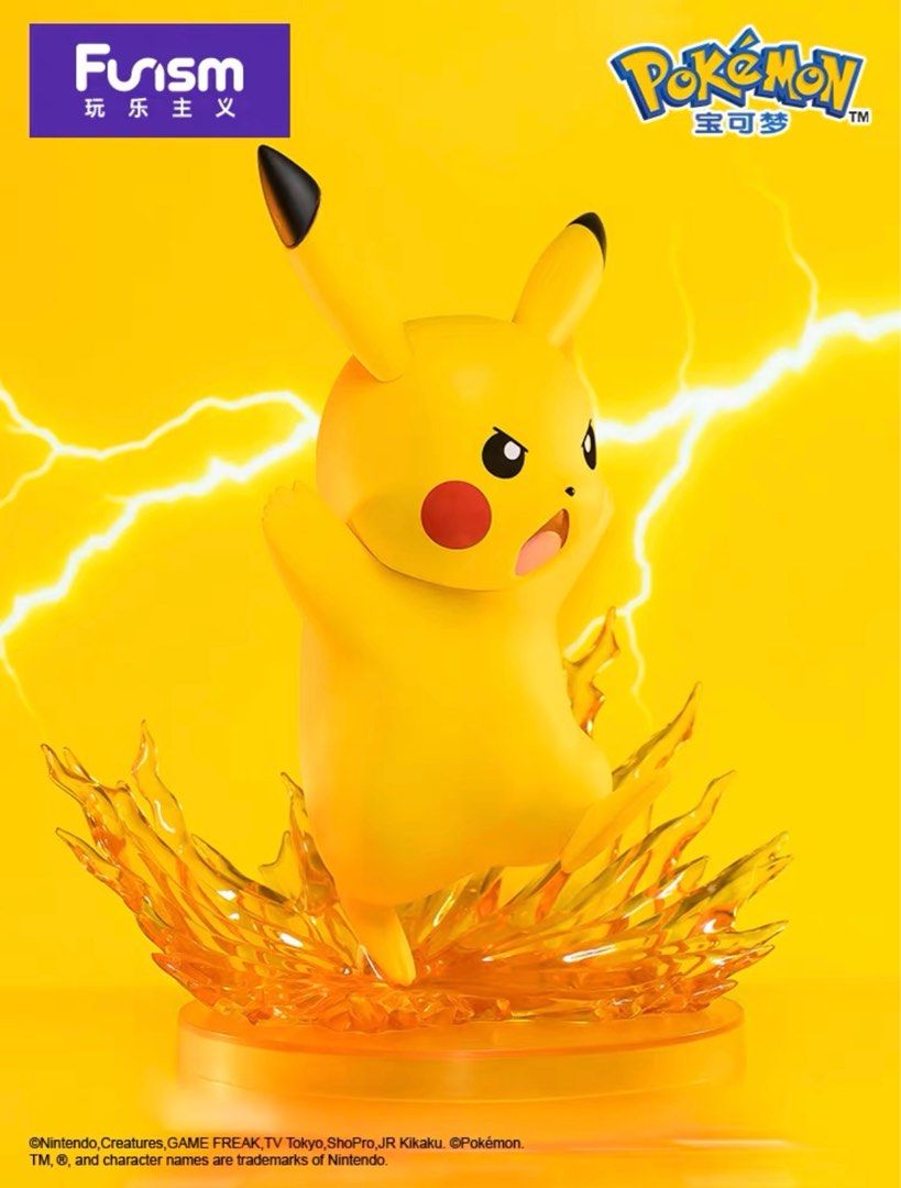 [PO] Pokemon Funism Pikachu (Angry) Figurine, Hobbies & Toys, Toys ...