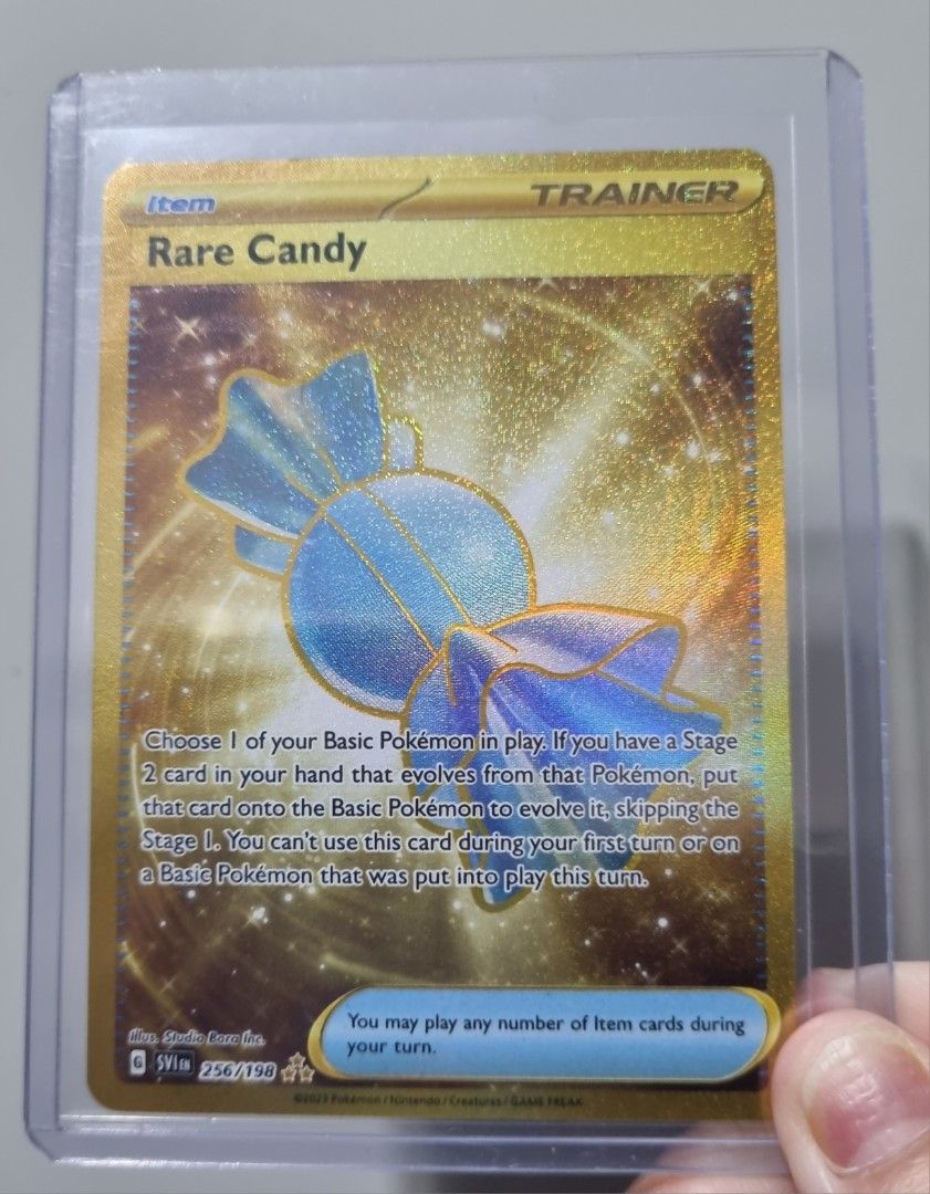 Pokemon tcg sv rare candy gold, Hobbies & Toys, Memorabilia ...