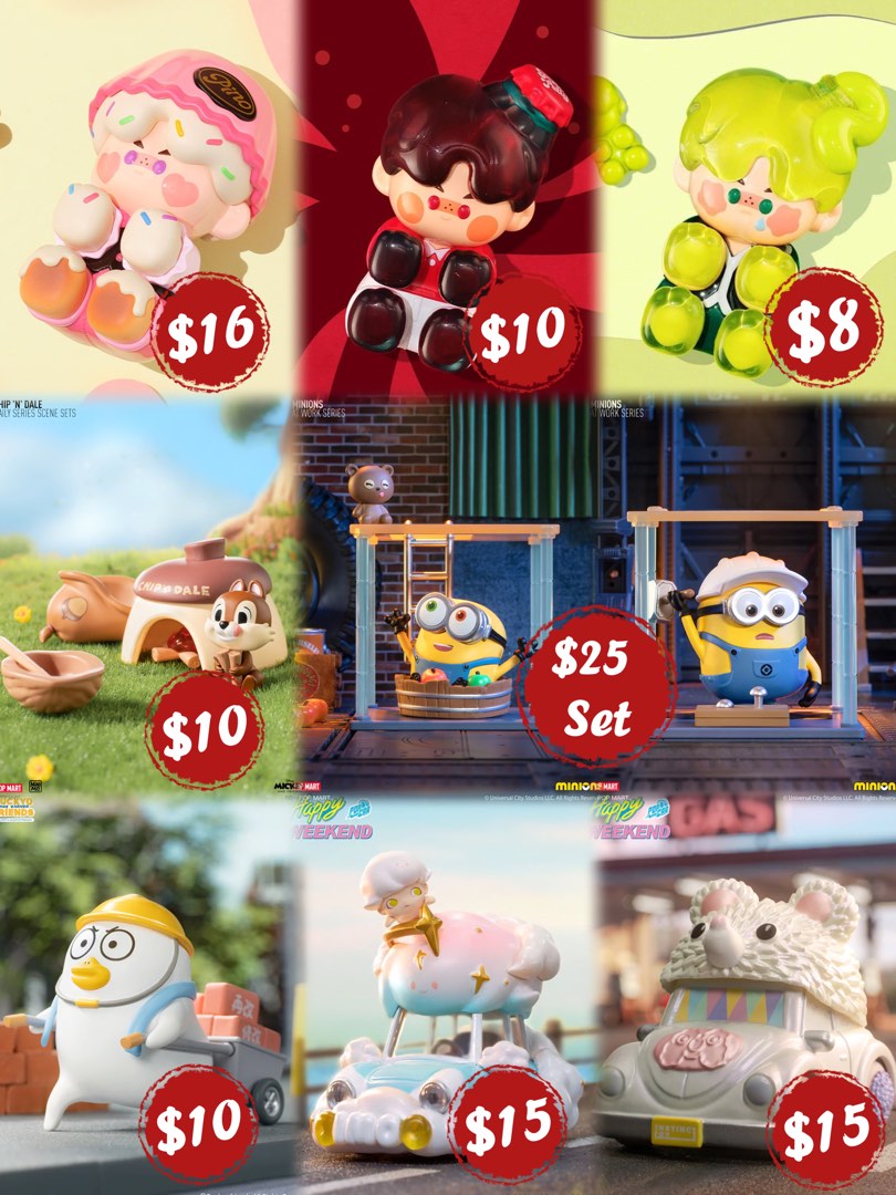 Popmart Pino Jelly Taste & Personality Quiz /Chip N Dale Daily Series ...