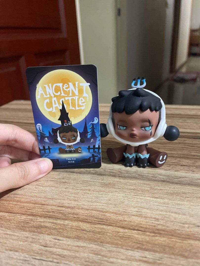 Popmart SkullPanda Ancient Castle - Fake Evil and Fake Angel, Hobbies ...