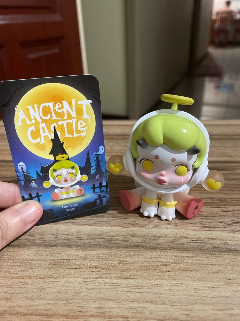 Popmart SkullPanda Ancient Castle - Fake Evil and Fake Angel, Hobbies ...