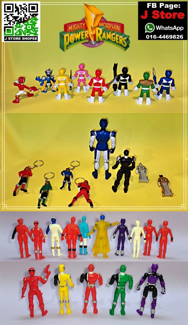 Power rangers super sentai key figure collection ( J Store ), Hobbies ...