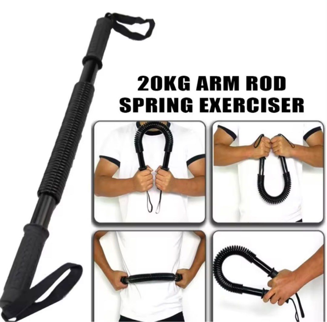 Power twister rod exerciser/strength training bar, Sports Equipment ...
