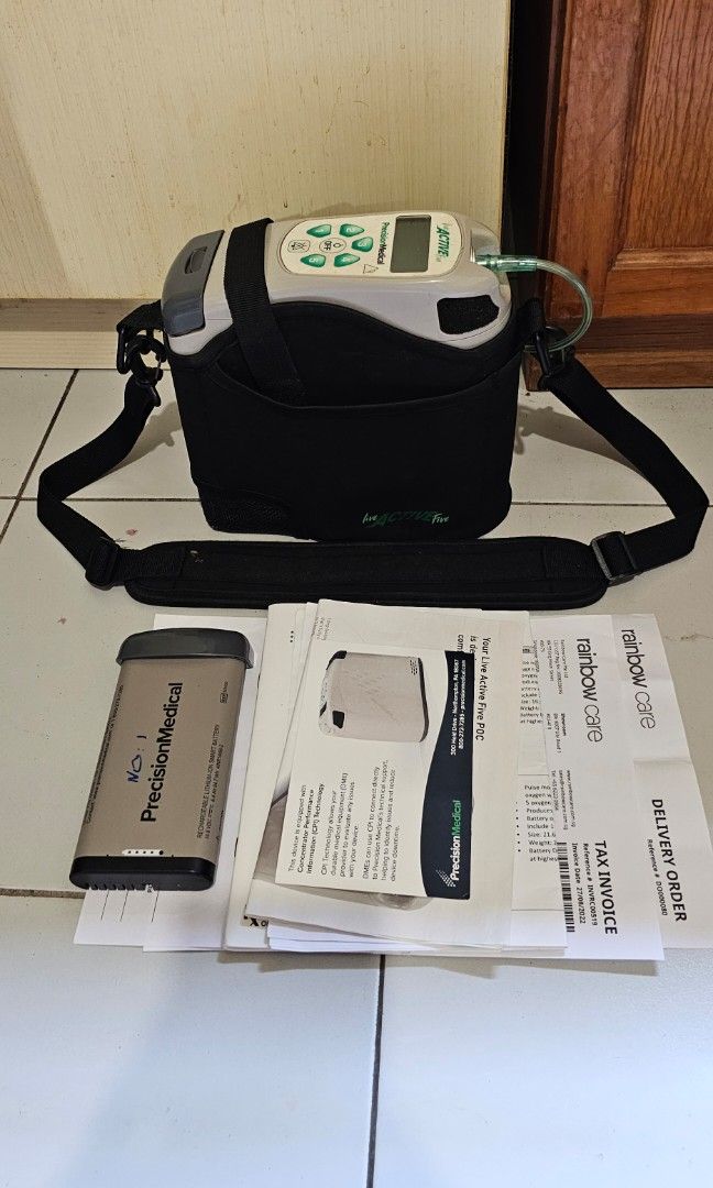 Precision Medical Live Active Five portable oxygen concentrator, Health ...