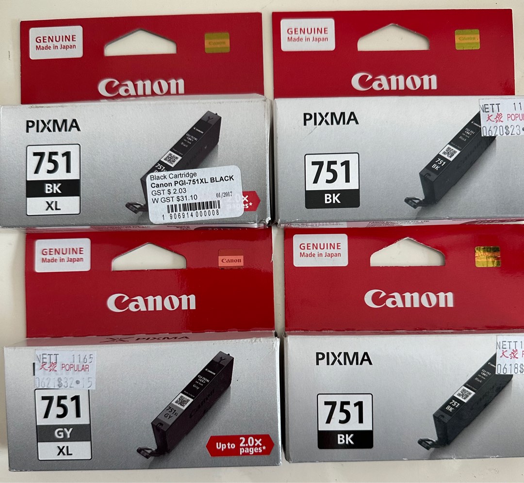Printer cartridge. Canon pixma. 751, Computers & Tech, Printers ...