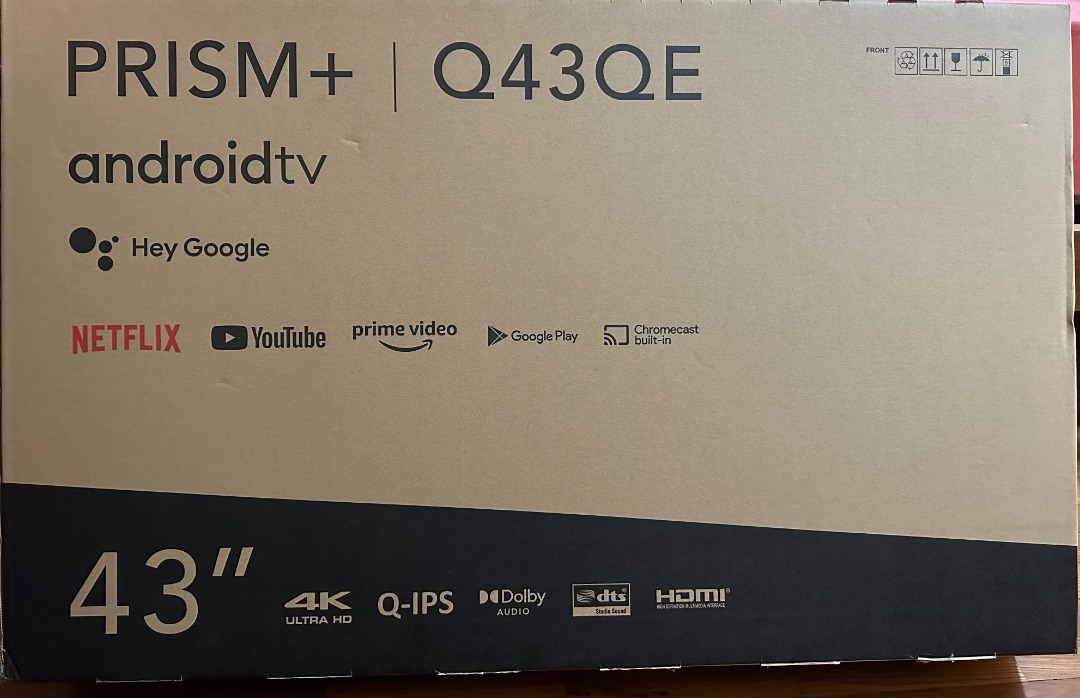 Prism+ 43" TV - Q43QE - New, TV & Home Appliances, TV & Entertainment ...