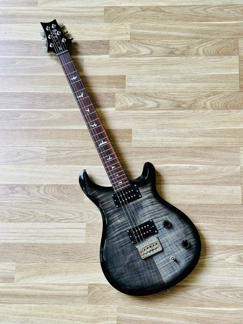 PRS SE 277 Baritone Electric Guitar w/Bag, Charcoal Burst, Hobbies ...
