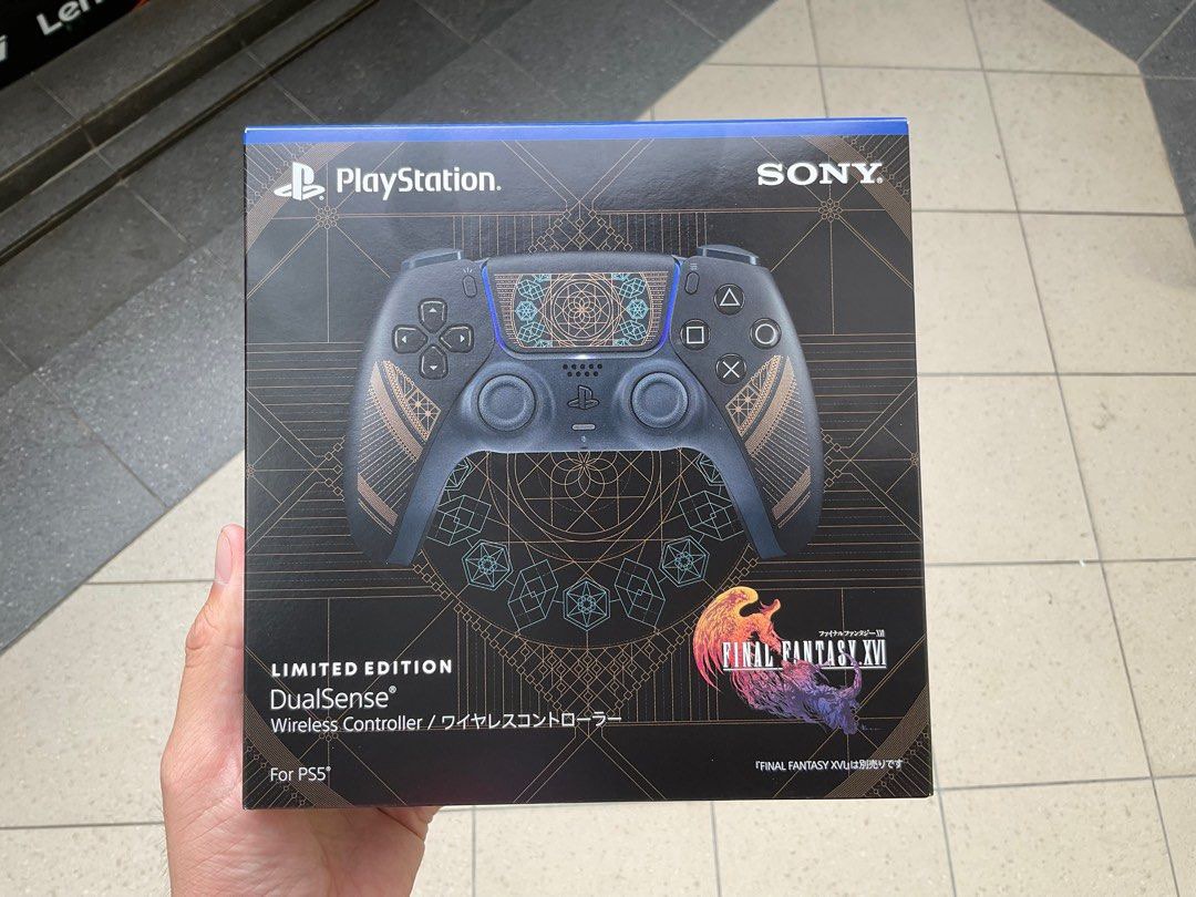 PS5 Final Fantasy XVI 16 Limited Edition Dualsense Controller, Video ...
