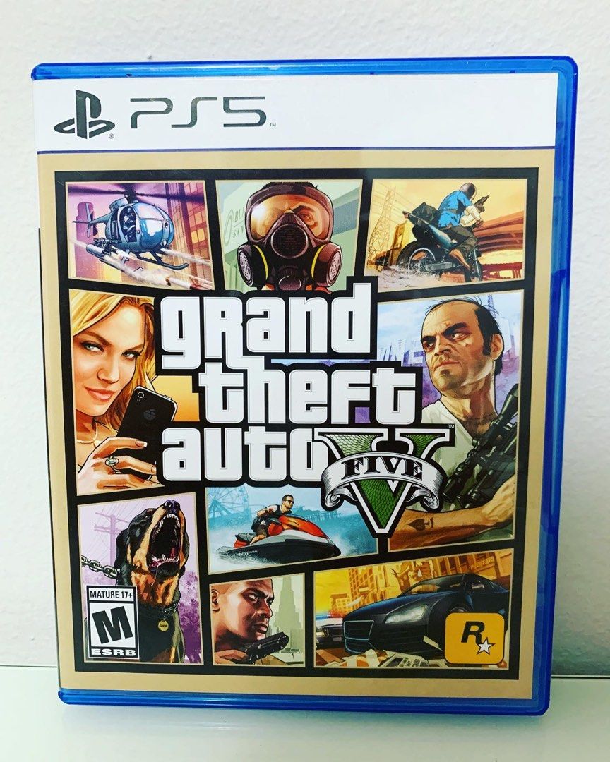 PS5 Game Grand Theft Auto V / GTA5, Video Gaming, Video Games ...