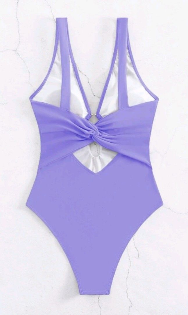 Purple Swimsuit, Women's Fashion, Swimwear, Bikinis & Swimsuits on ...