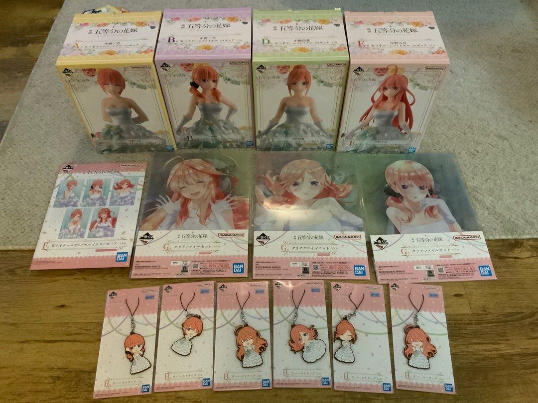 Quintessential Quintuplets Game Final Ichiban Kuji, Hobbies & Toys ...