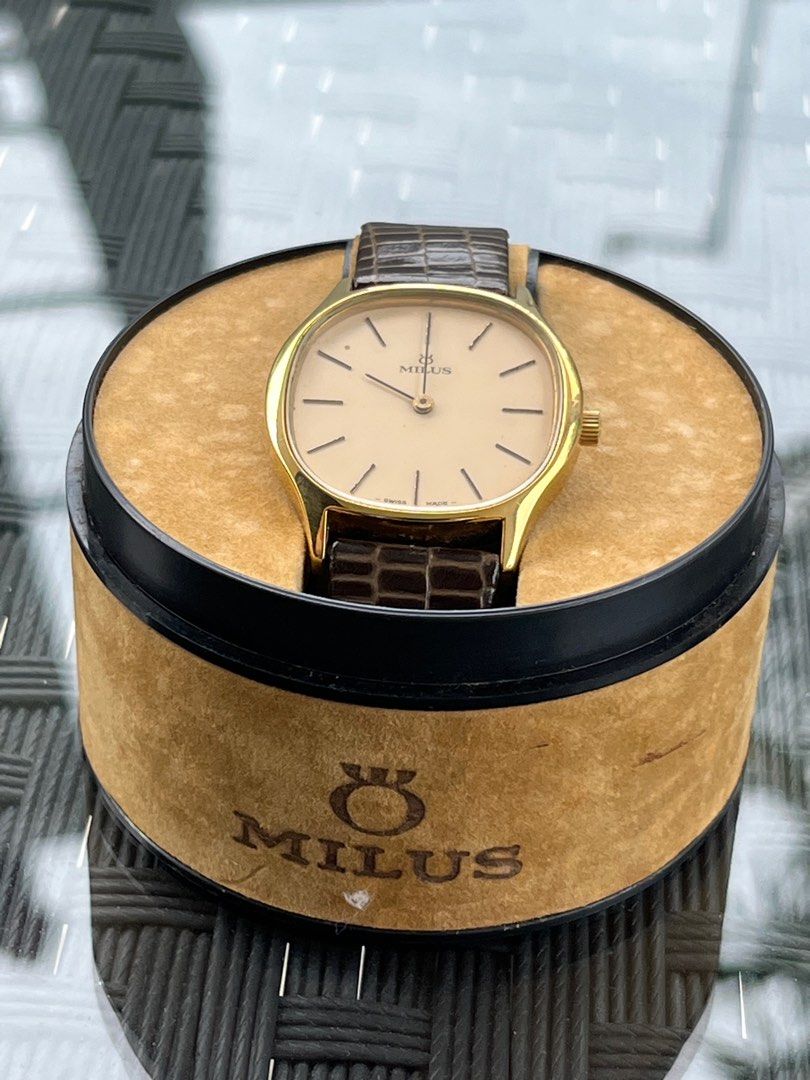 Rare and collectible vintage manual wind Milus watch, Luxury, Watches ...