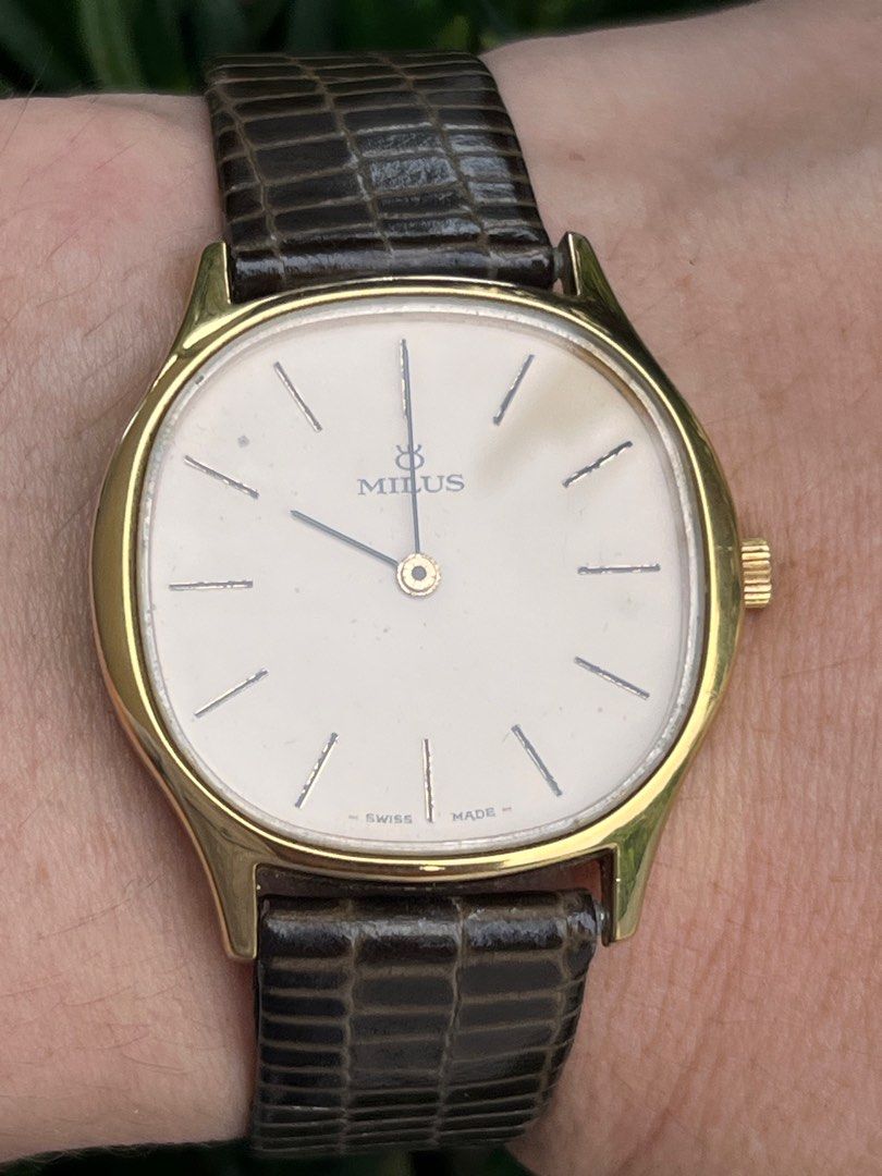 Rare and collectible vintage manual wind Milus watch, Luxury, Watches ...