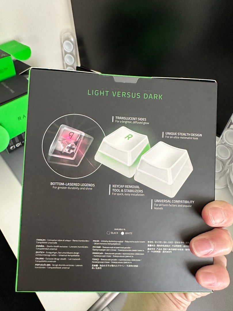 Razer Phantom Keycaps White, Computers & Tech, Parts & Accessories ...